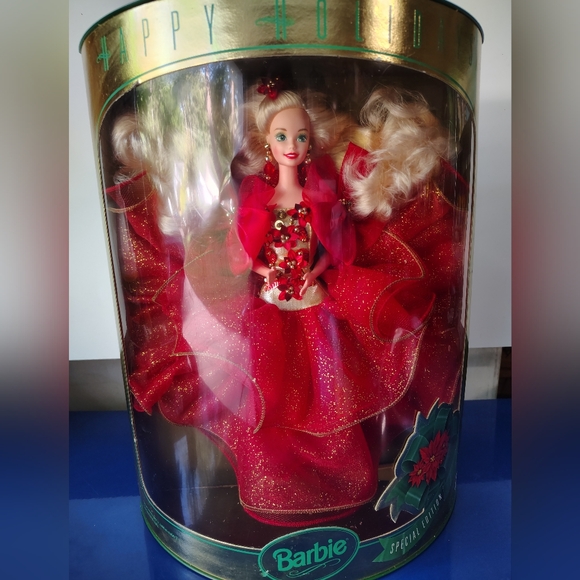 Barbie | Toys | Vintage 993 Barbie Special Edition In Glittering Red ...